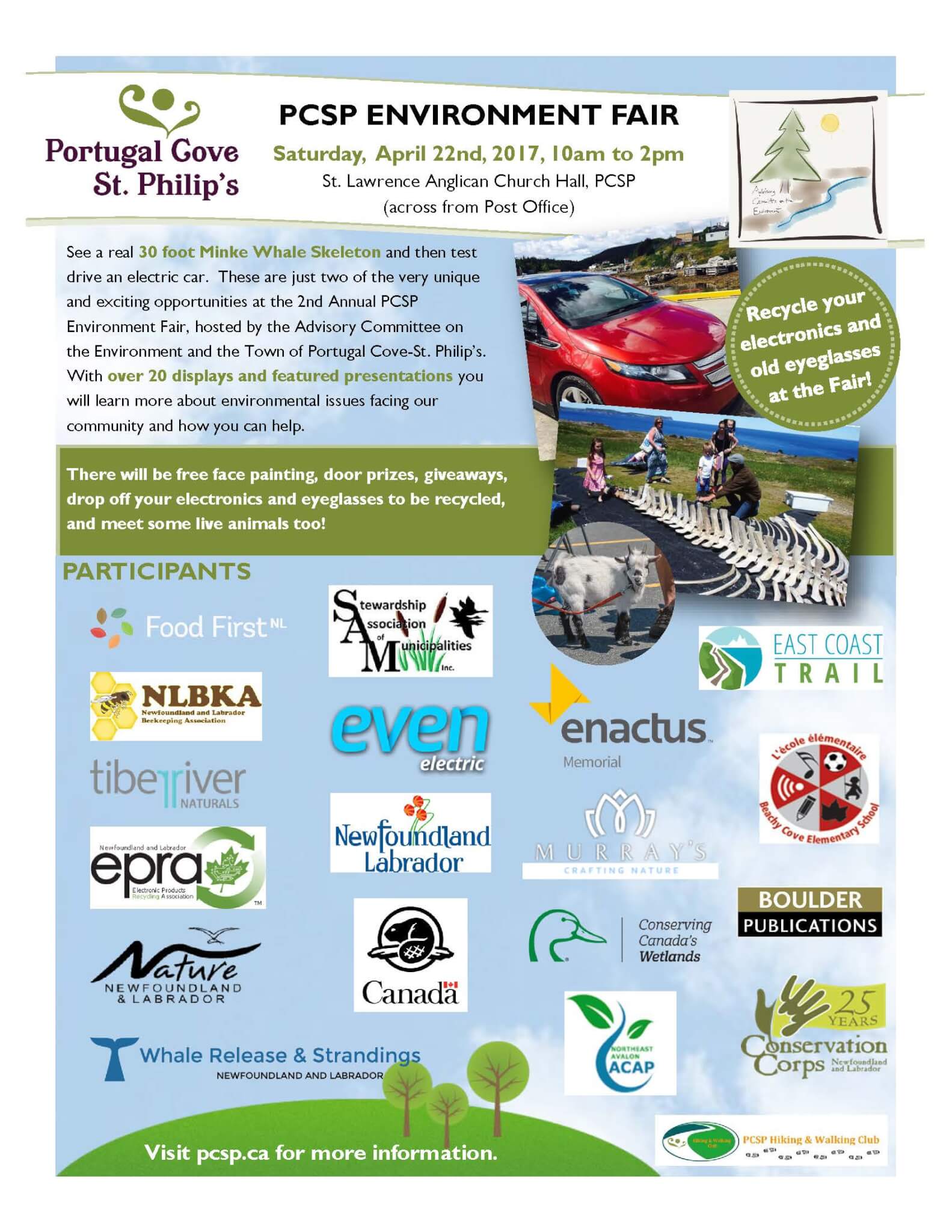 PCSP Environment Fair - Town of Portugal Cove – St. Philips