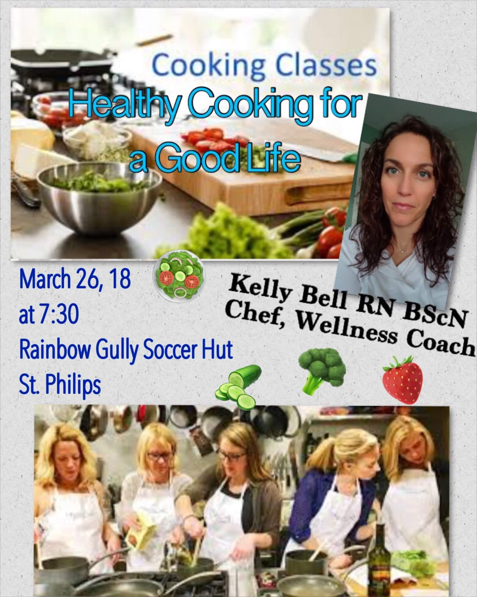 Healthy Cooking Class - March 26th - Town of Portugal Cove – St. Philips