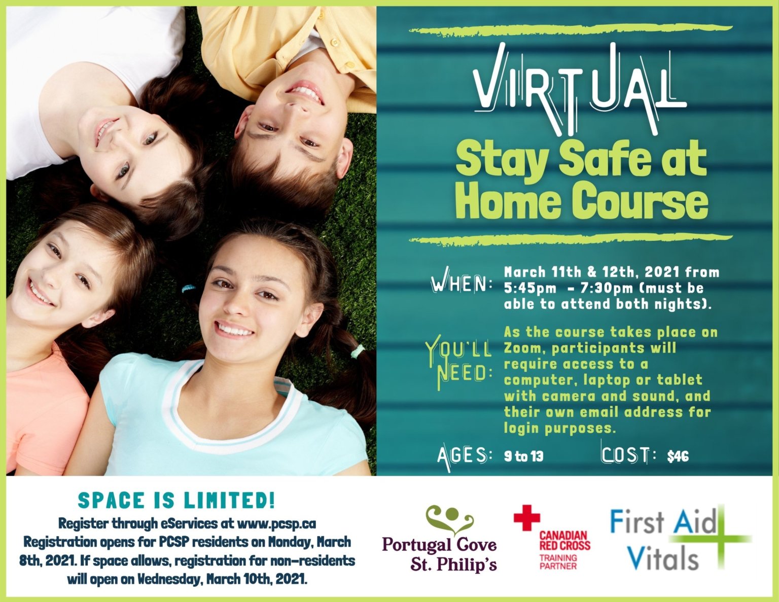 March 2021 Virtual Youth Stay Safe and Babysitting Courses - Town of ...