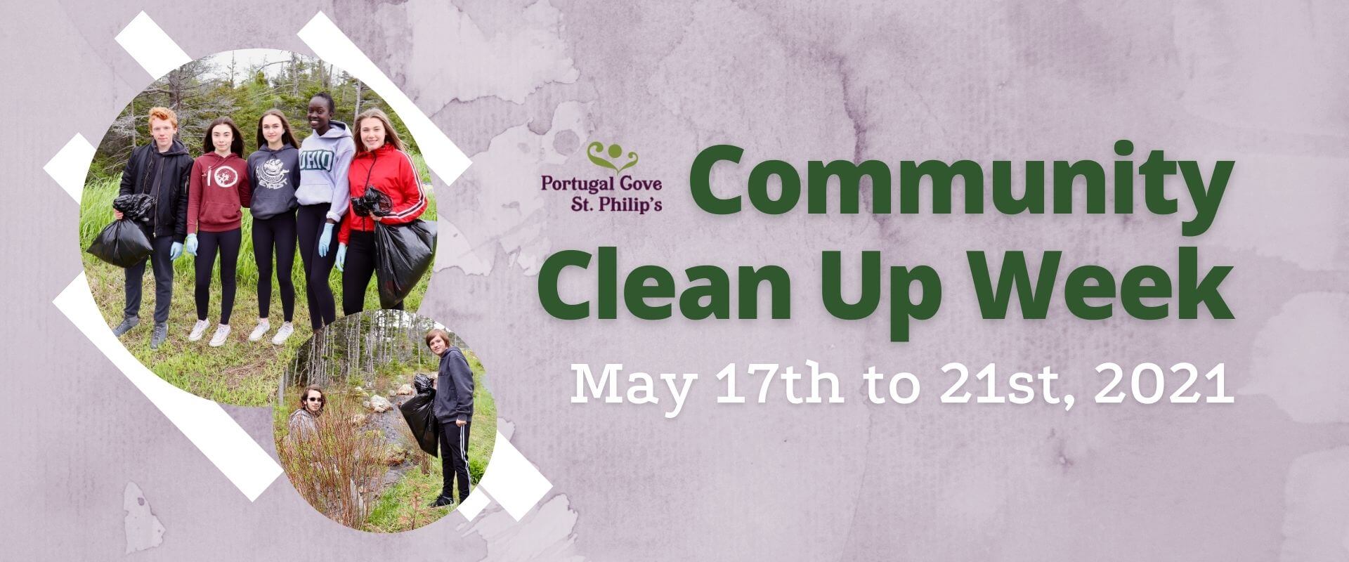 Community Clean Up Week - May 17th to 21st, 2021 - Town of Portugal Cove – St. Philips