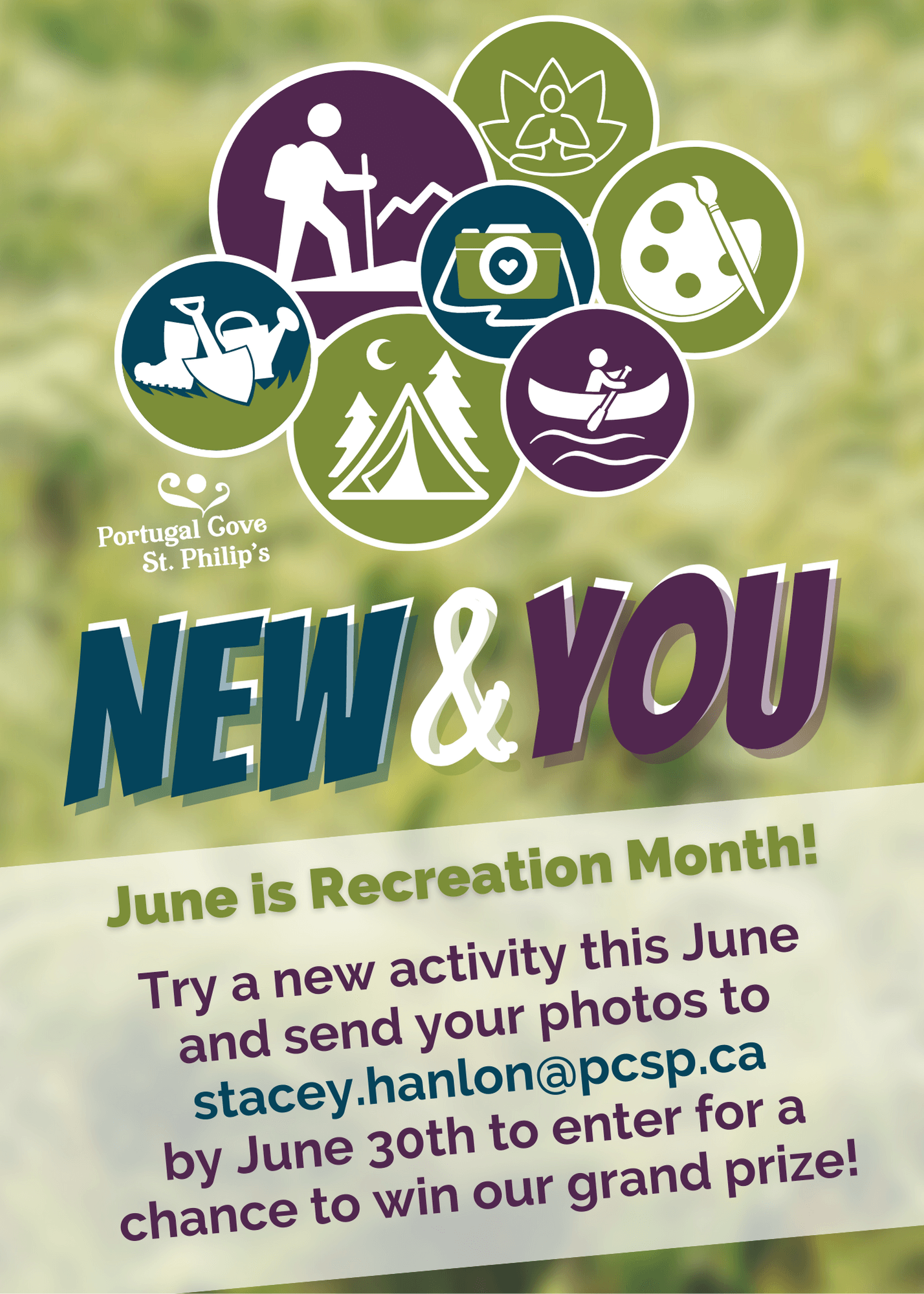 “New & You” June is Recreation Month Contest - Town of Portugal Cove ...