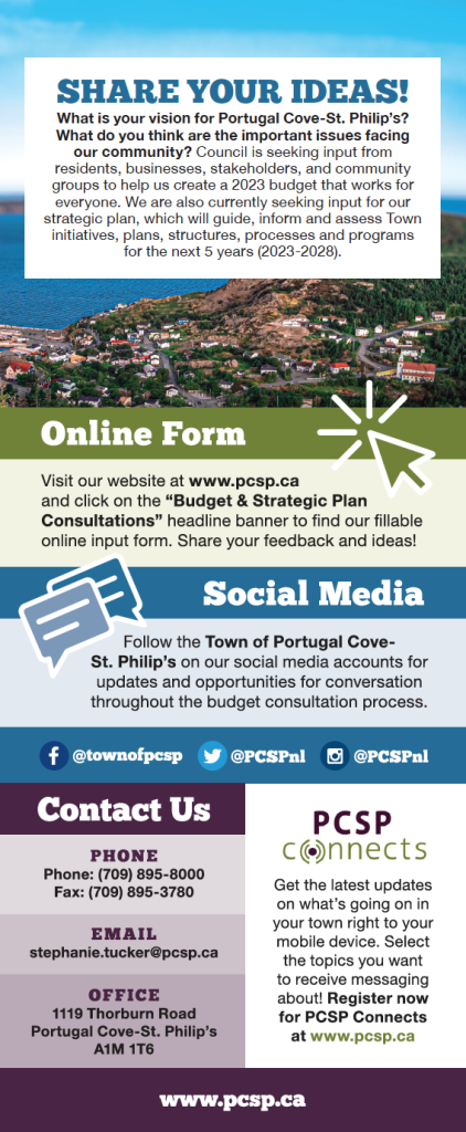 Strategic Plan - Town of Portugal Cove – St. Philips