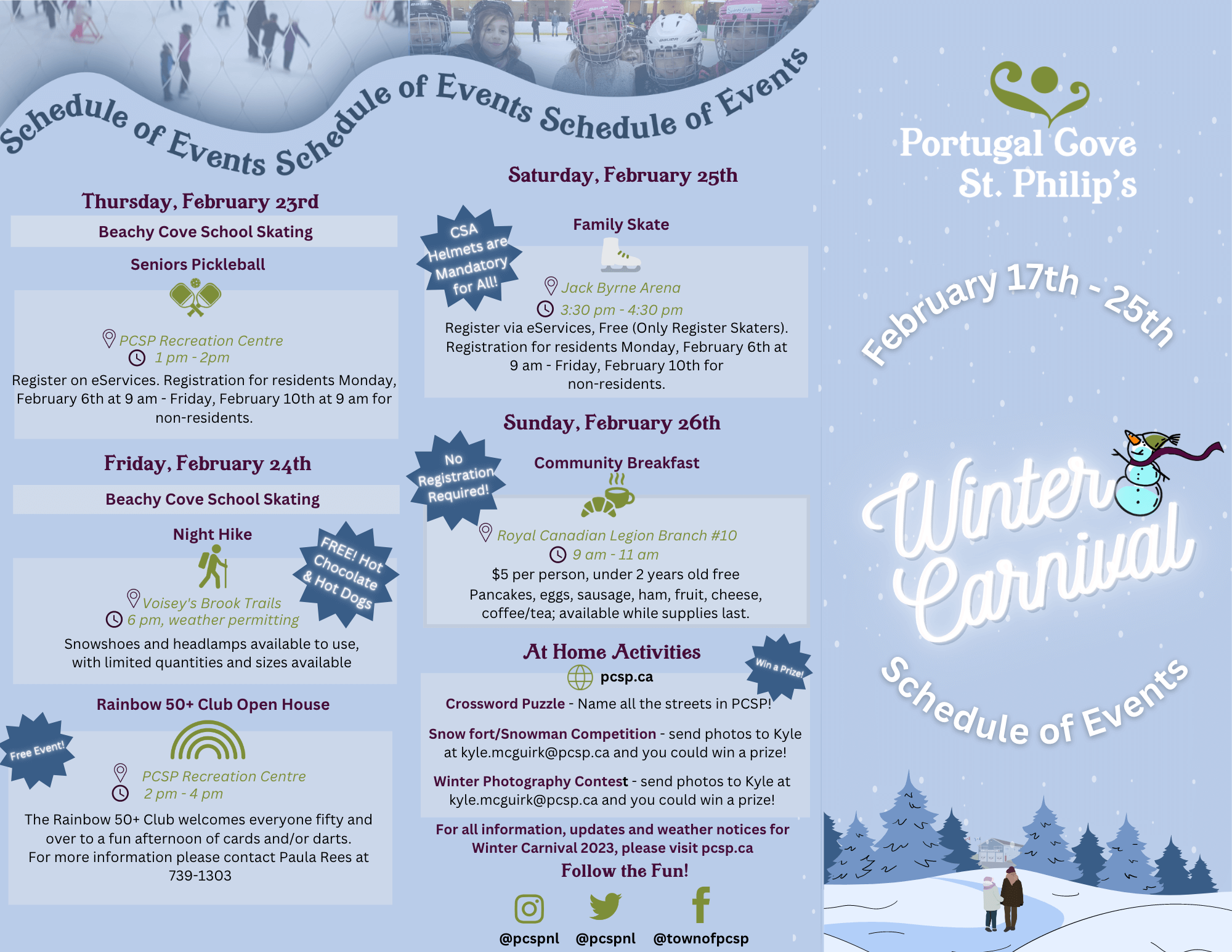 Winter Carnival - Town of Portugal Cove – St. Philips