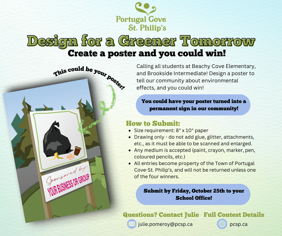 Extended Deadline! Design a Greener Tomorrow Poster Contest! - Town of ...